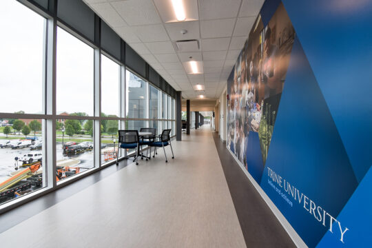 Best Hall Expansion at Trine University | JICI Construction